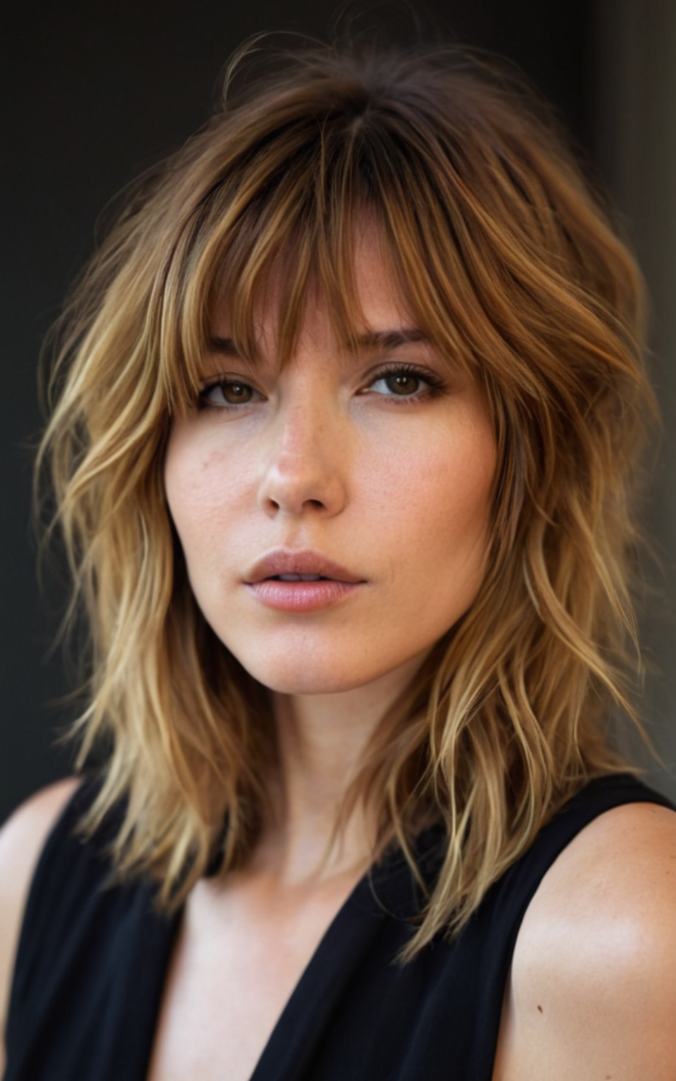 15 Stunning Shaggy Lob Ideas With Bangs You Need To Try - Best Review