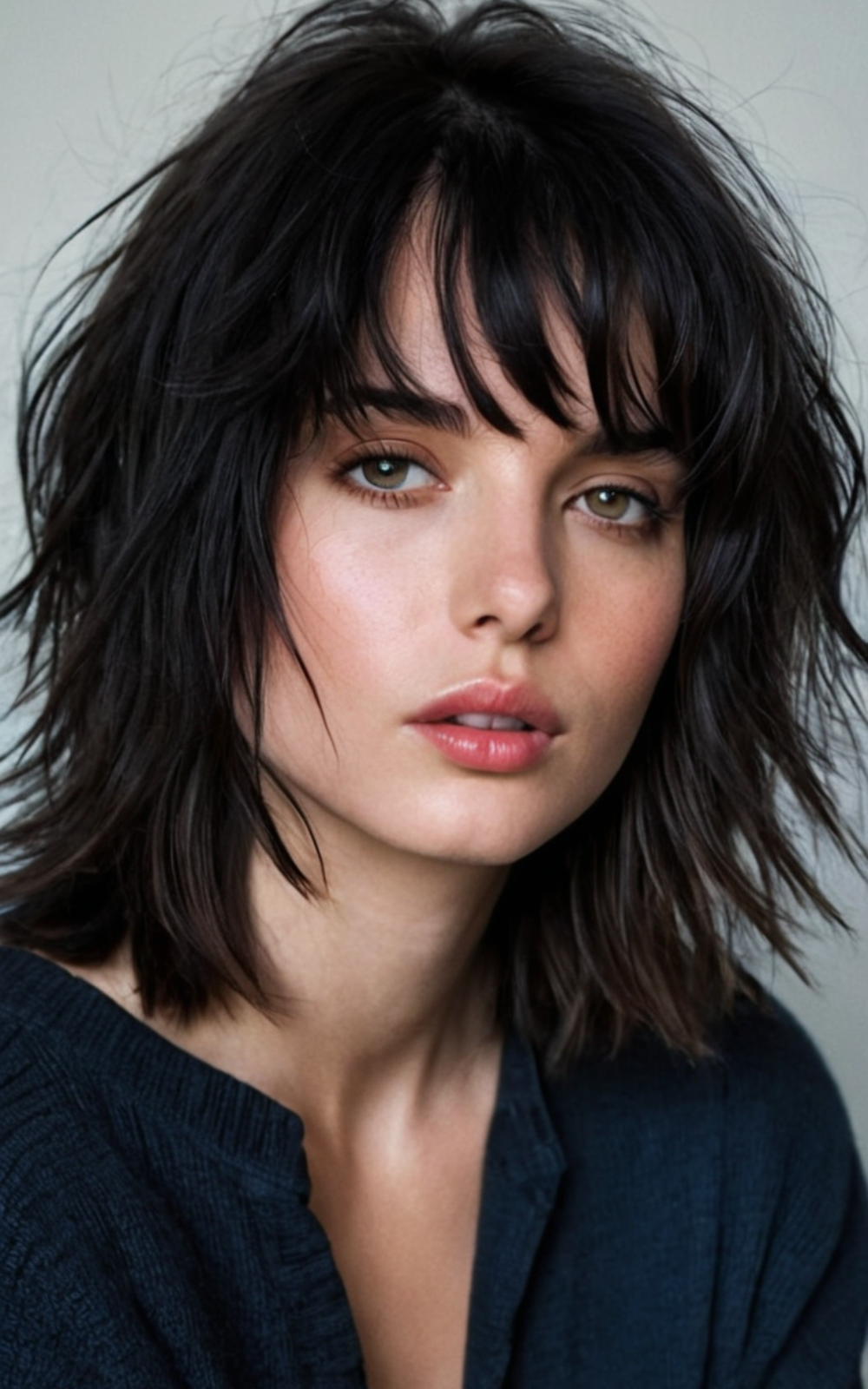 15 Stunning Shaggy Lob Ideas With Bangs You Need To Try - Best Review