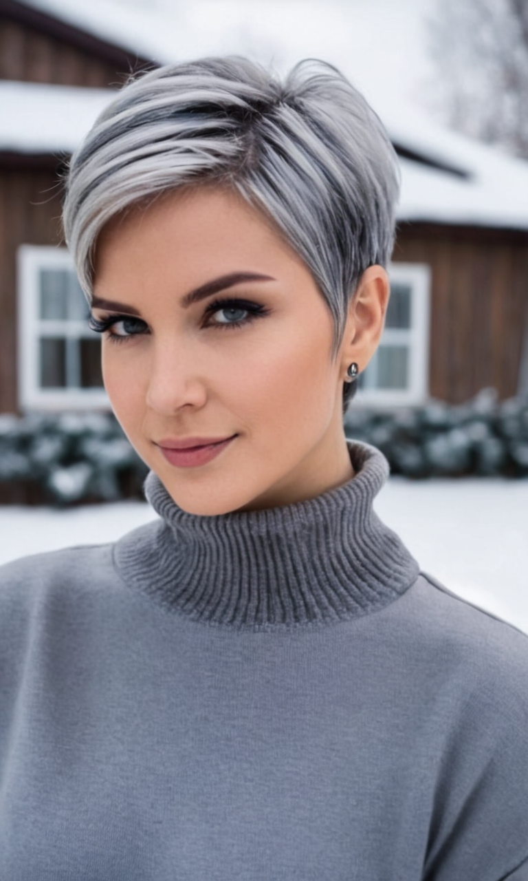 20 Stunning Gray Pixie Haircut Styles To Refresh Your Look - Best Review
