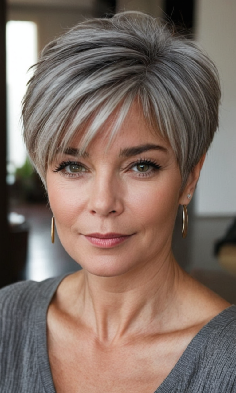 20 Stunning Gray Pixie Haircut Styles To Refresh Your Look - Best Review
